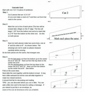 Crafting with Amanda » Fun Fold Friday – Cascade